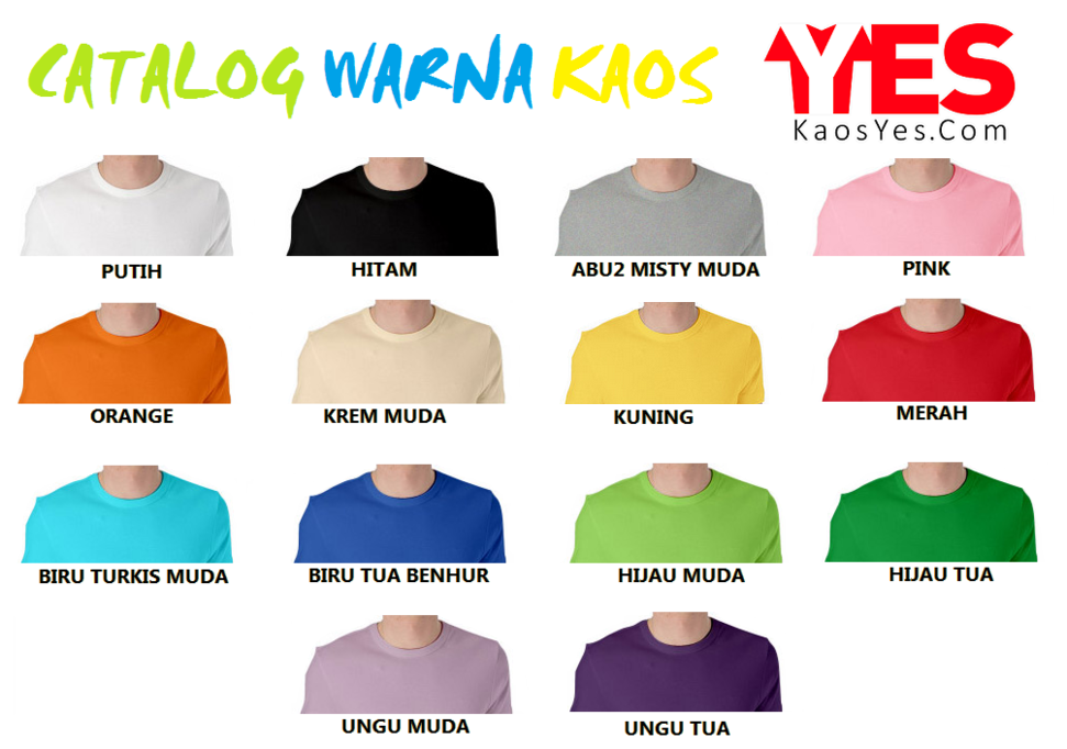 Memilih Warna Kaos Bagi Yang Berkulit Gelap | KaosYES Memilih Warna Kaos Bagi Yang Berkulit Gelap | KaosYES